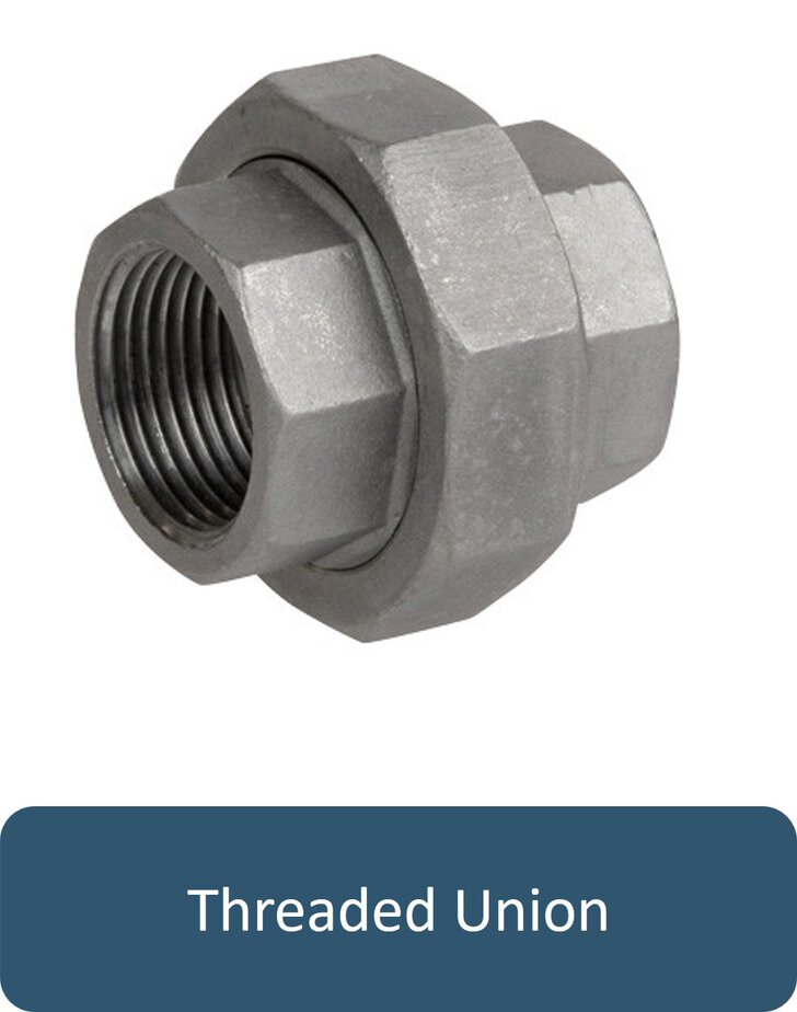 What is Difference Between Coupling and Union used in Pipping?